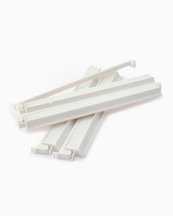 White Acrylic Rack & Pusher Set – Peachtree Place