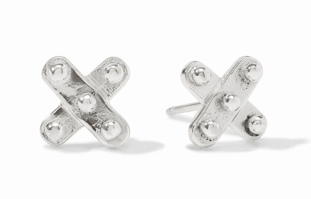 SoHo Demi X Stud | Silver – Peachtree Place