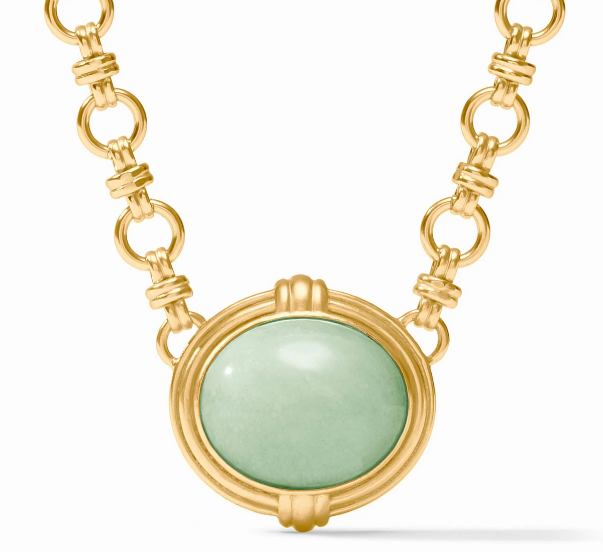 Portofino Demi Necklace | Aqua Jade – Peachtree Place
